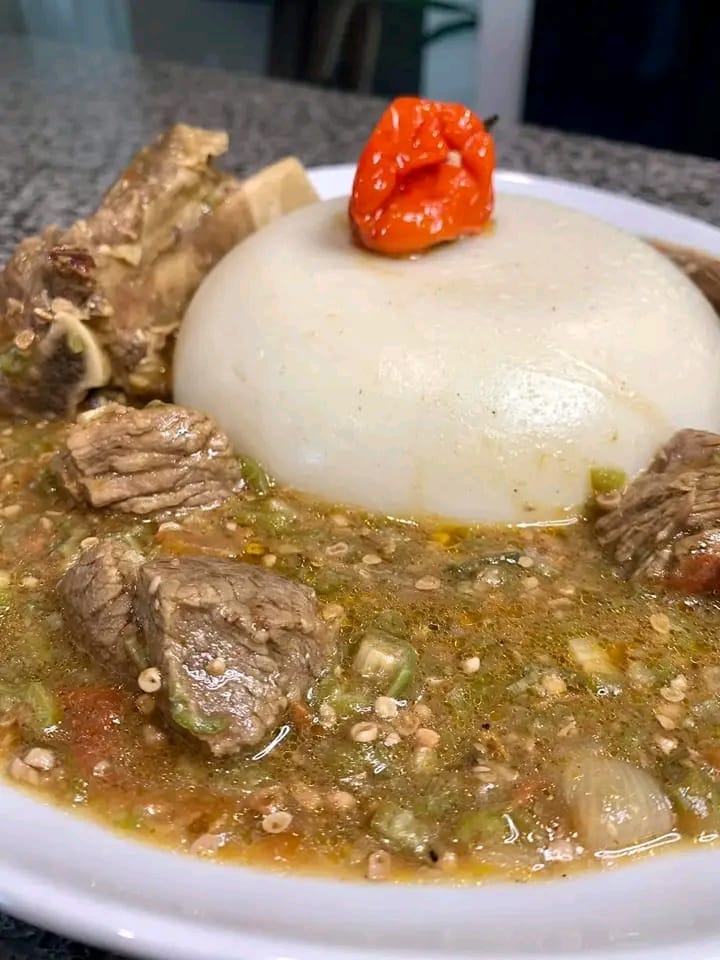 Recette de Sauce Gombo avec Couscous